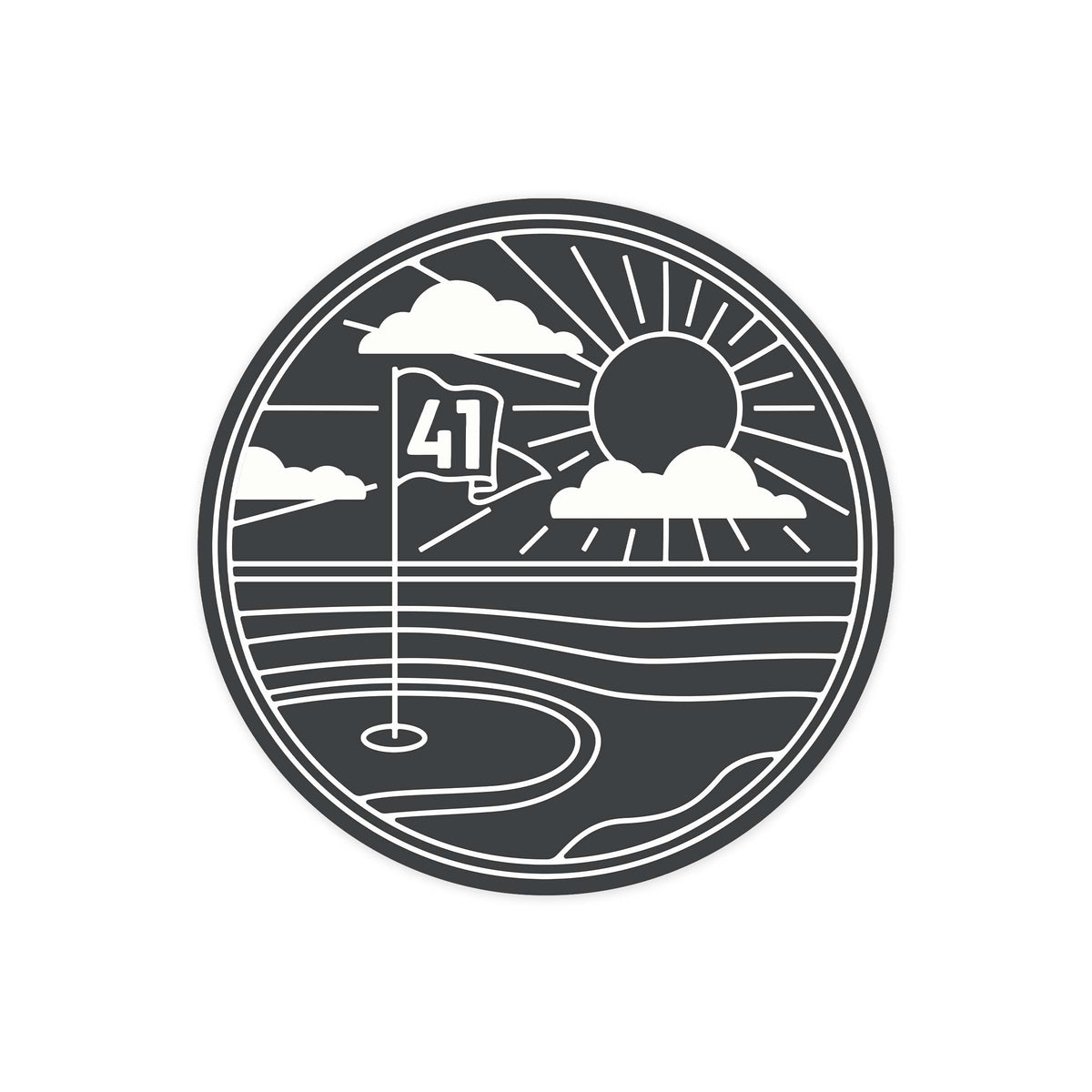 41st Hole - Sticker – Gorge Crew