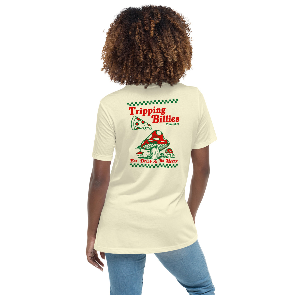 Tripping Billies Pizza Shop - Womens Light Relaxed T-Shirt – Gorge Crew