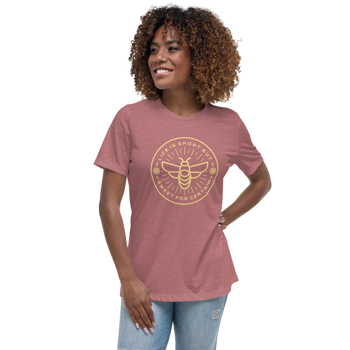 Bee - Womens Light Relaxed T-Shirt – Gorge Crew