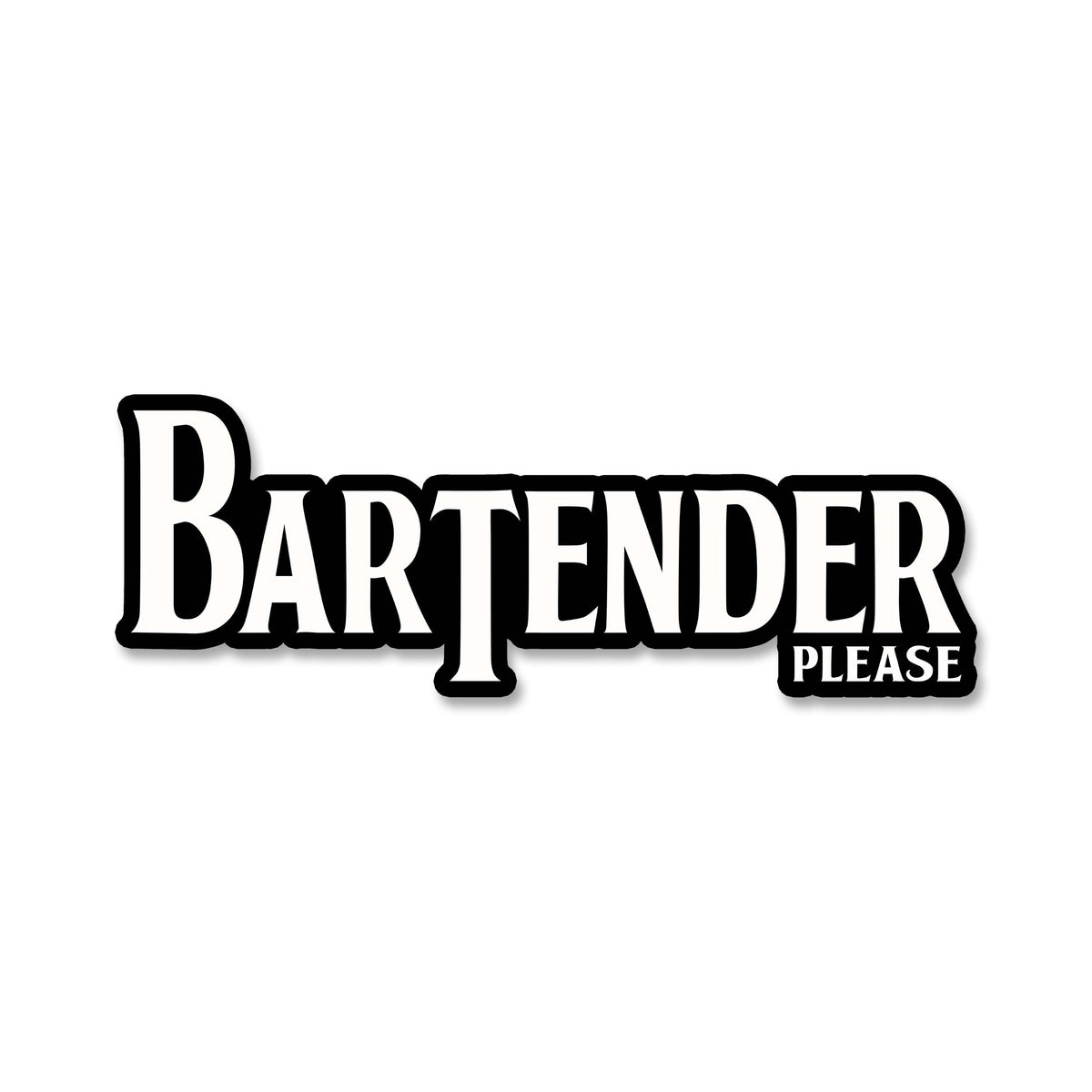 Bartender - Sticker – Gorge Crew