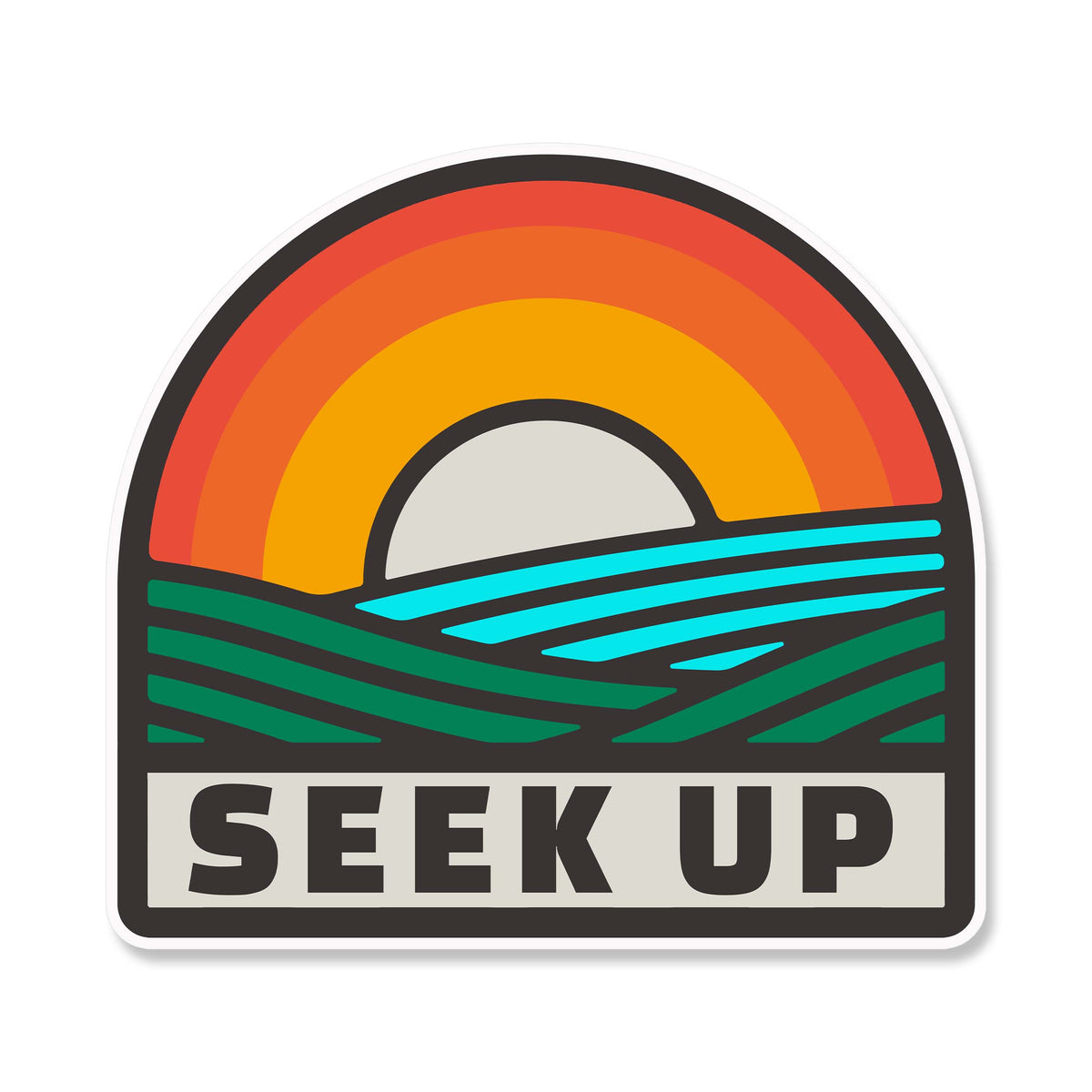 Seek Up - Sticker – Gorge Crew