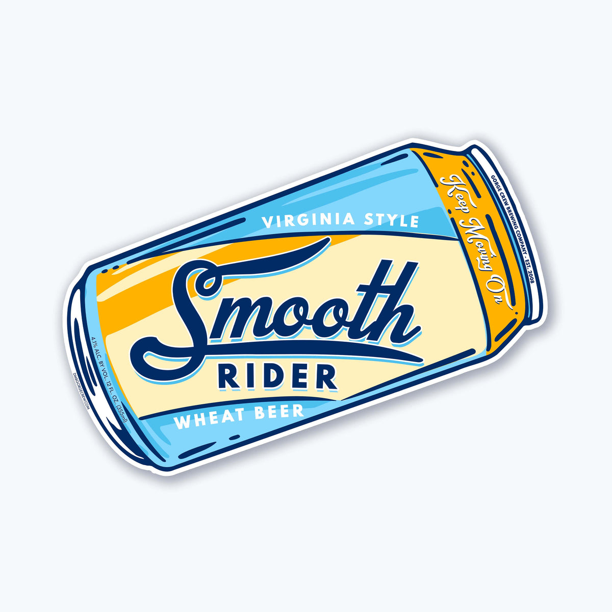 Smooth Rider - Sticker – Gorge Crew